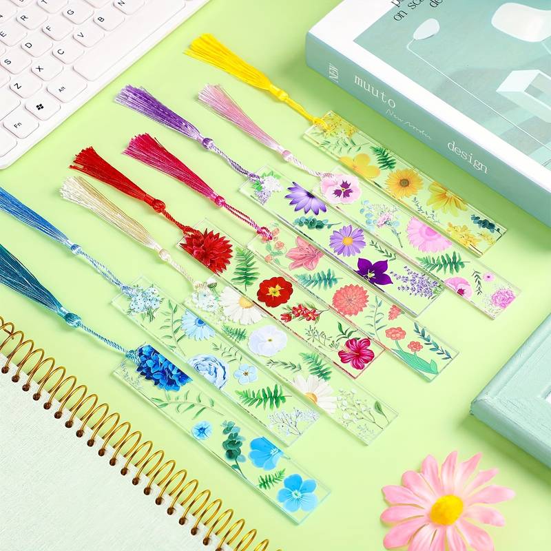 Flower Acrylic Book Mark – Lu Lu's Gift Company