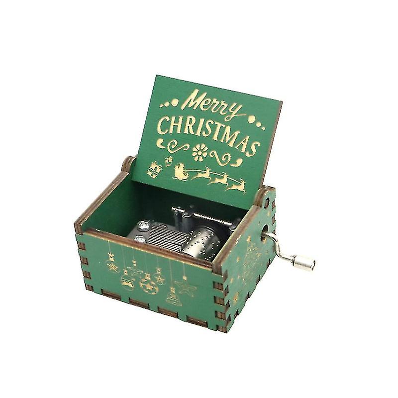 Merry Christmas - Engraved Wooden Music Box – Lu Lu's Gift Company
