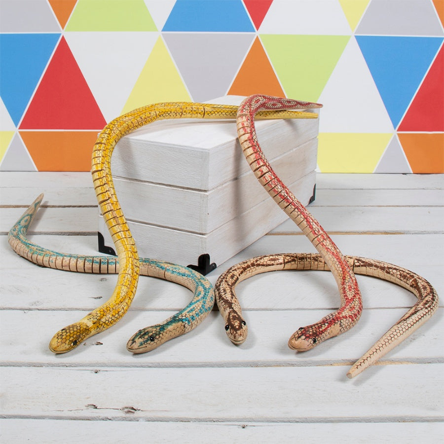Retro Wooden Snake Toy – Lu Lu's Gift Company